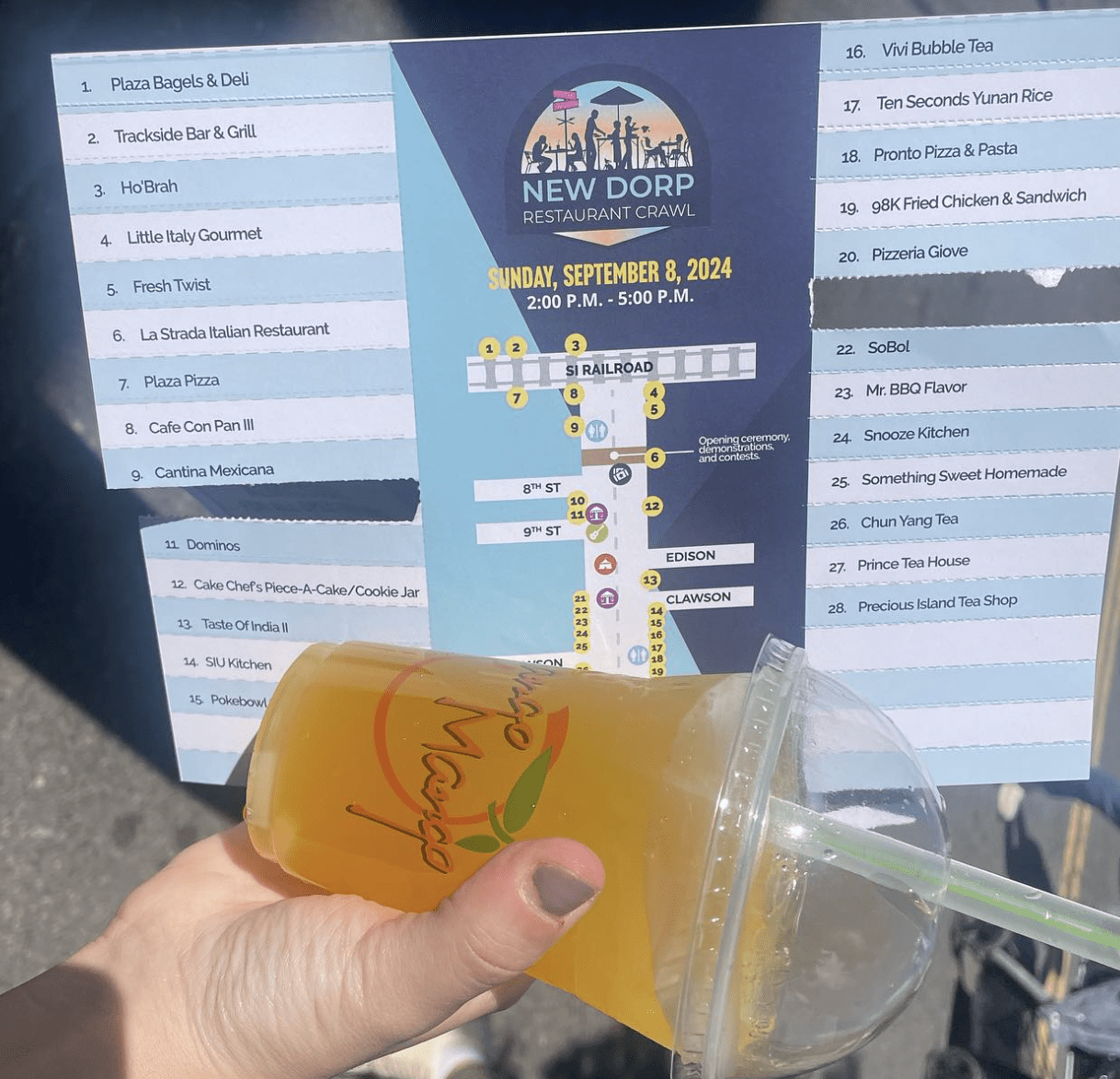 New Dorp Lane District: Restaurant Crawl and Car Show